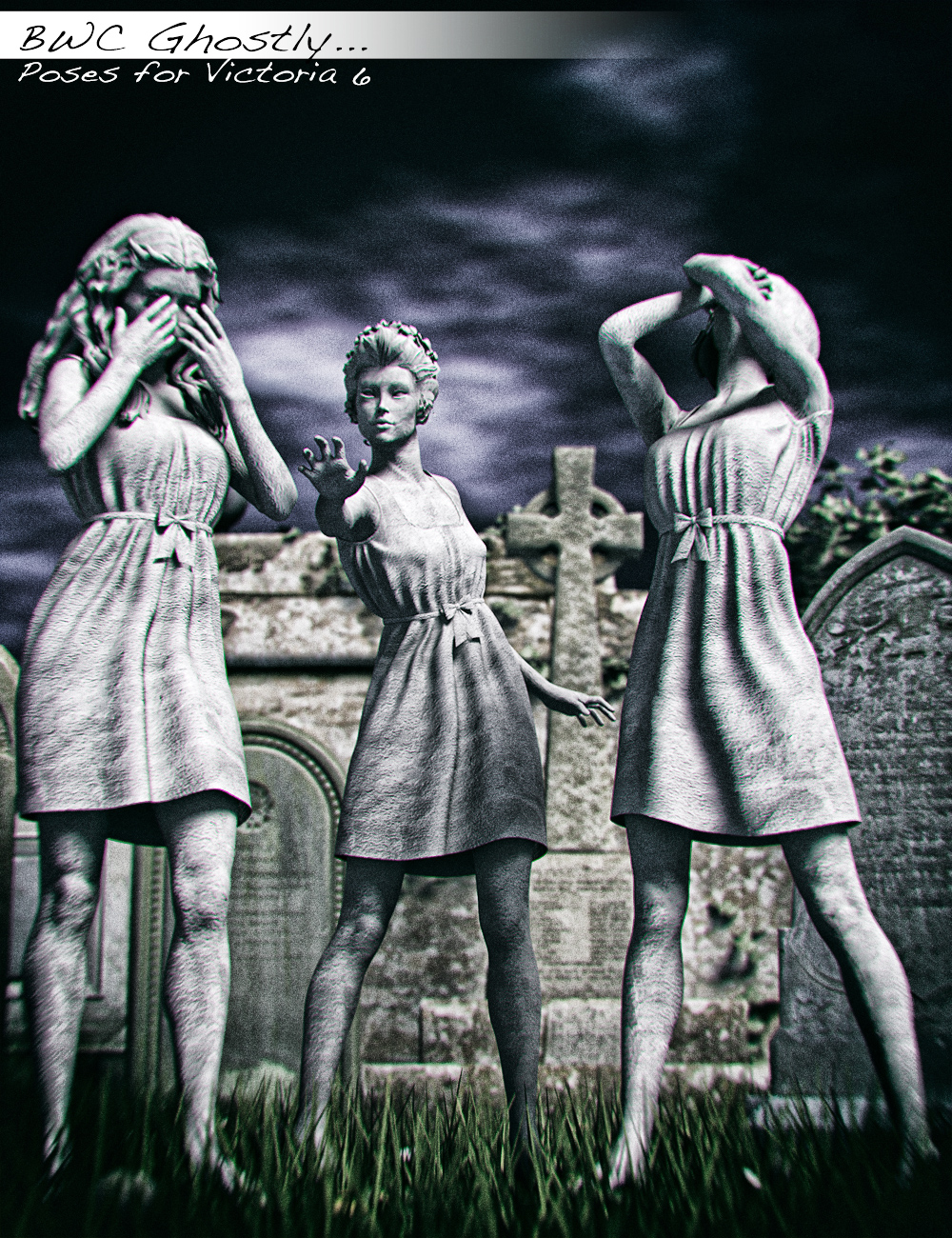 La Llorona - Ghostly HD Characters, Outfit and Poses Bundle | Daz 3D