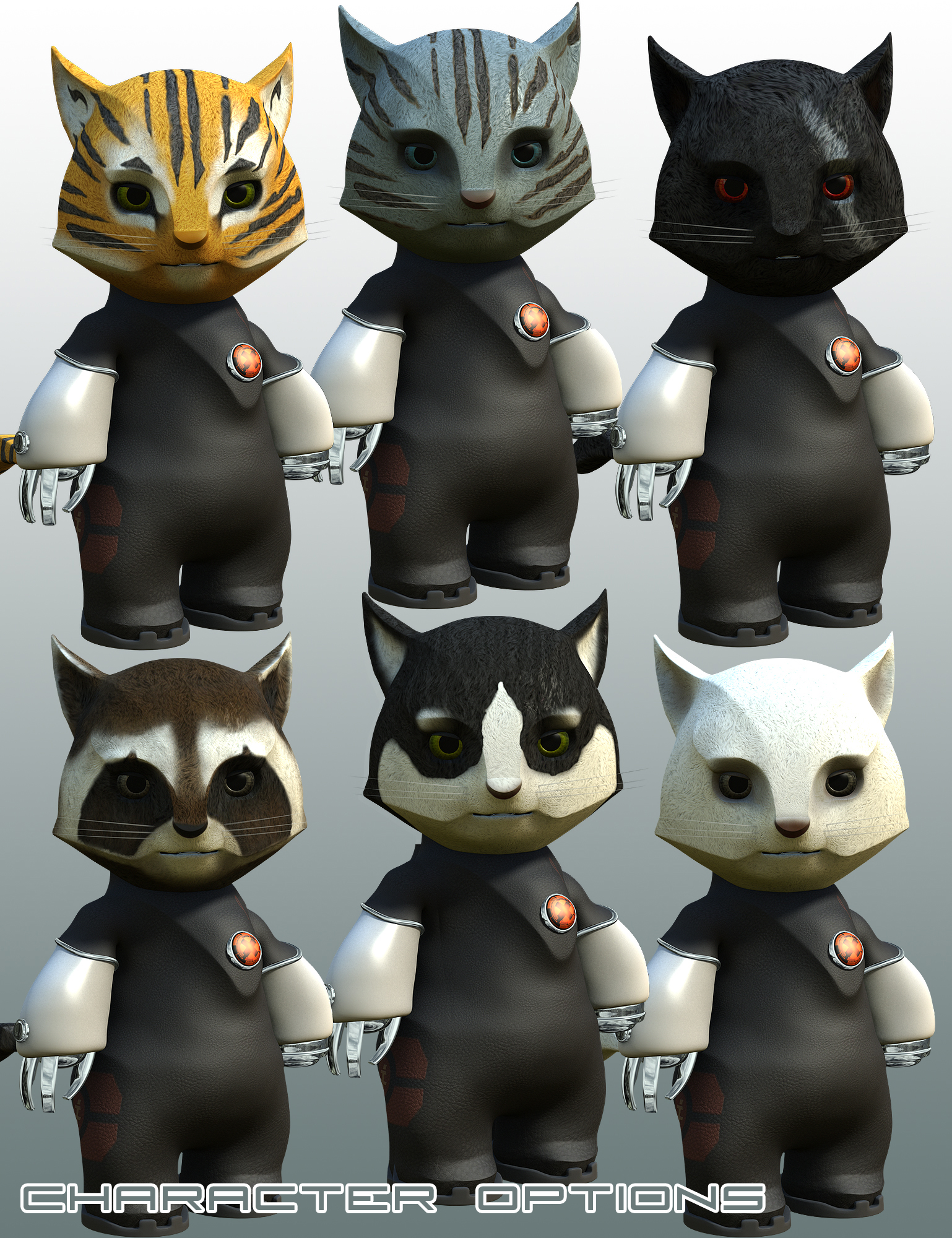Lazer Cat | Daz 3D