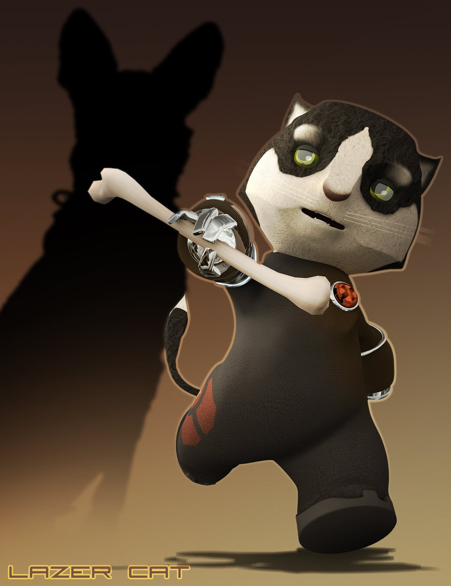 Lazer Cat | Daz 3D