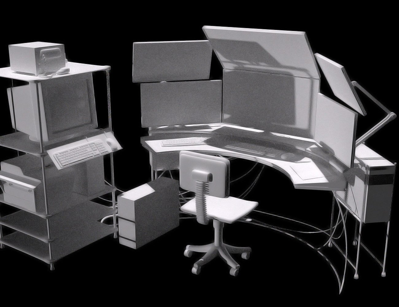 Hacker - Computer Workstation | Daz 3D