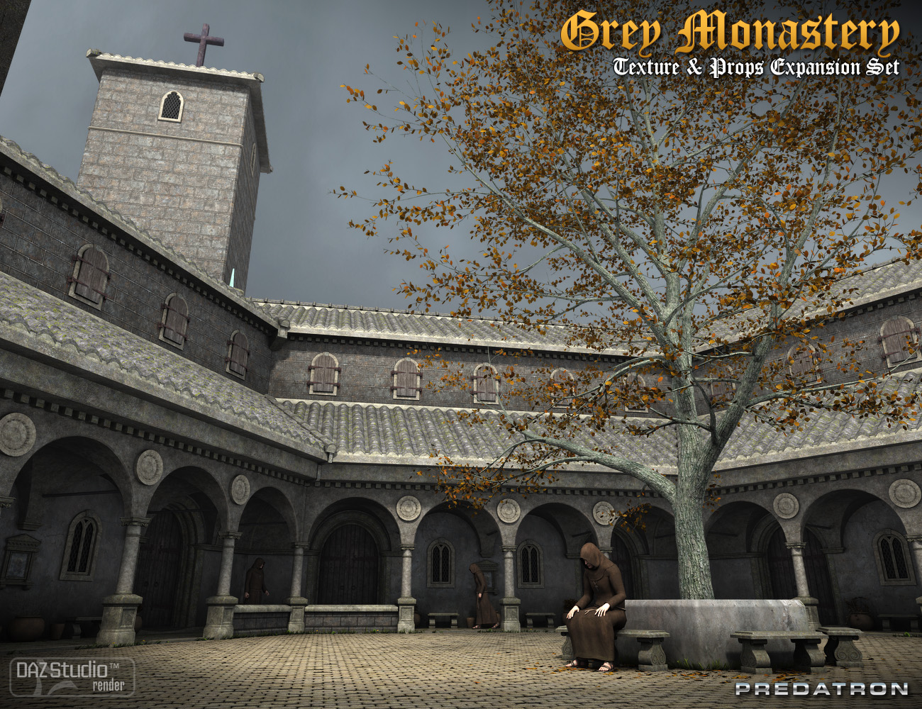 Grey Monastery | Daz 3D