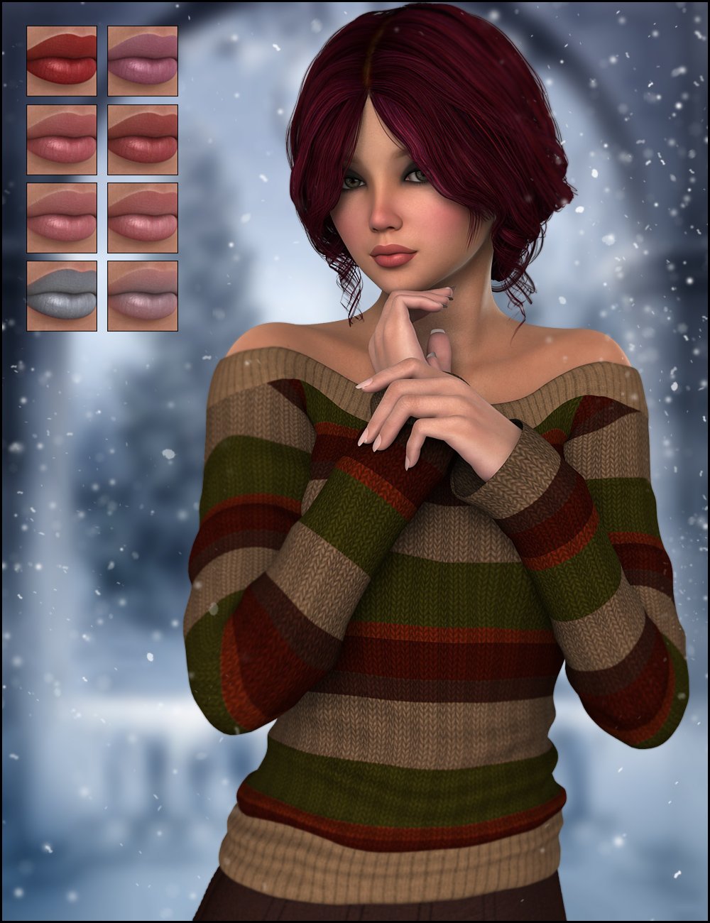 December for Belle 6 | Daz 3D