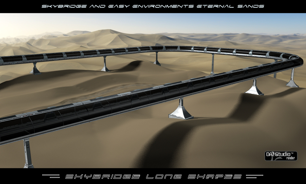 SkyBridge Long Shapes | Daz 3D
