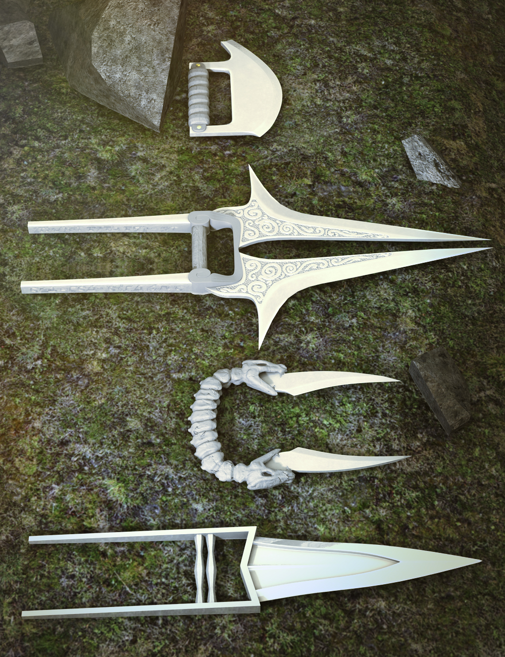 Katar Hero | Daz 3D