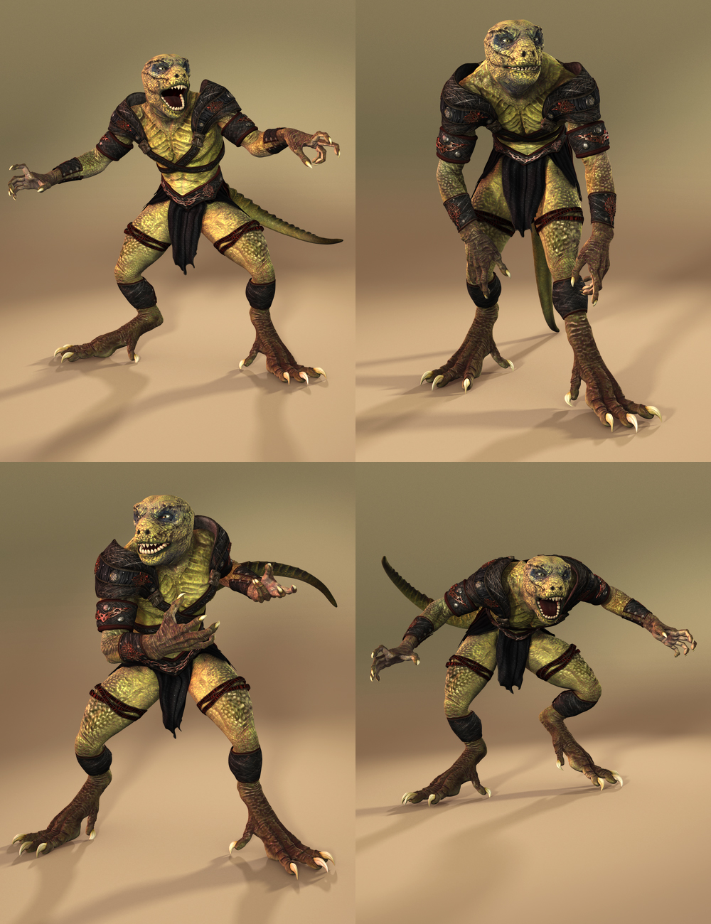 Reptilian 6 HD Bundle | Daz 3D