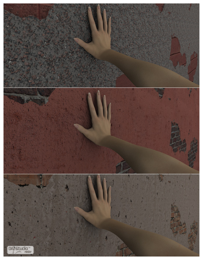 Industrial Walls DAZ Studio Shaders | Daz 3D