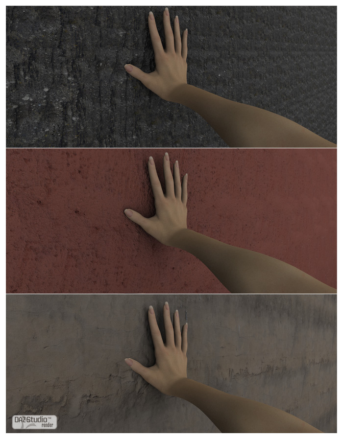 Industrial Walls DAZ Studio Shaders | Daz 3D