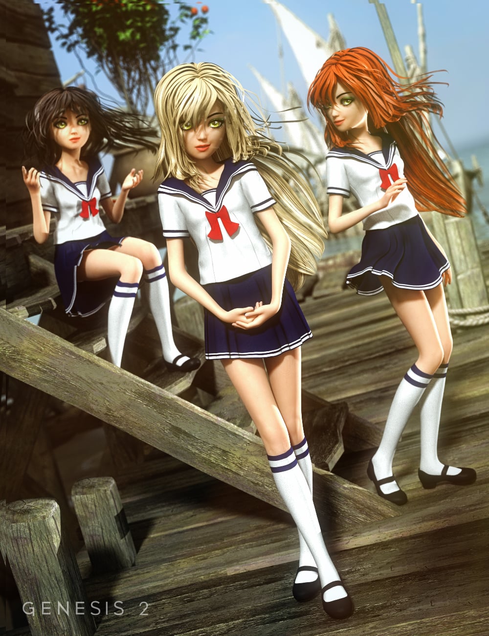 Keiko 6 Starter Bundle | Daz 3D