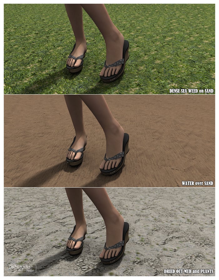 Seaside Shore Shaders | Daz 3D