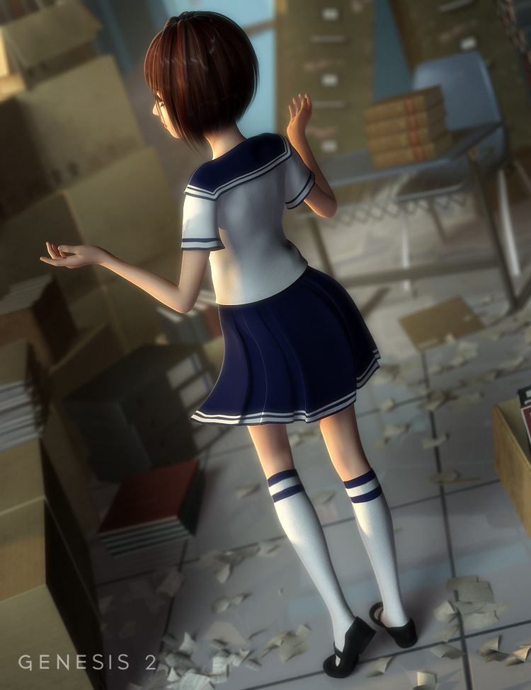 School Girl for Genesis 2 Female(s) | Daz 3D