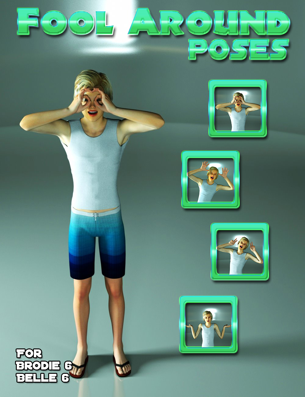 Fool Around Poses | Daz 3D