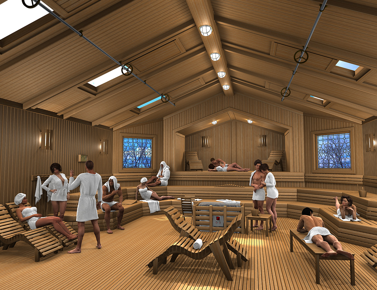 Spa Sauna | Daz 3D