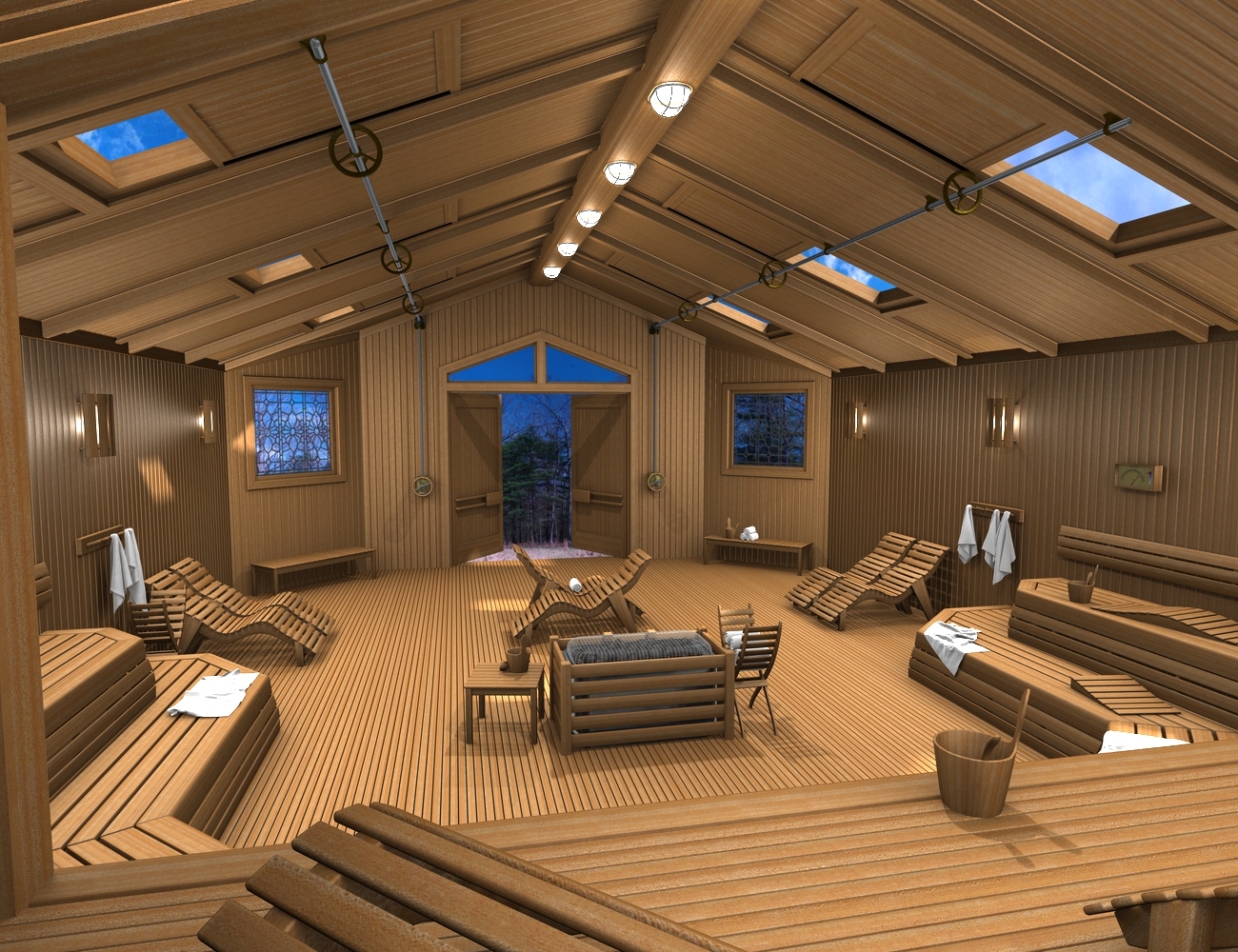 Spa Sauna | Daz 3D