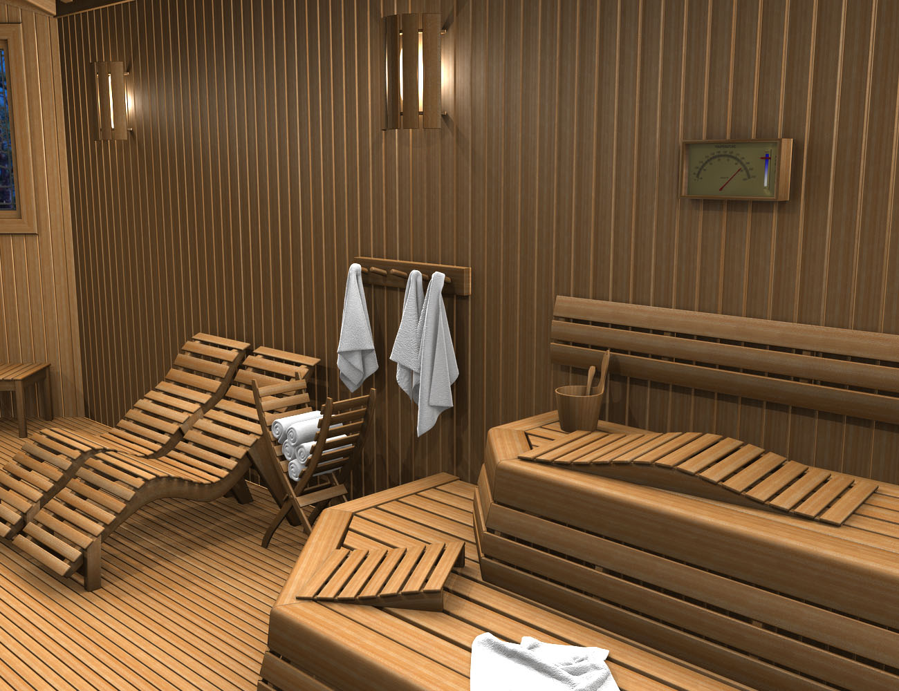 Spa Sauna | Daz 3D
