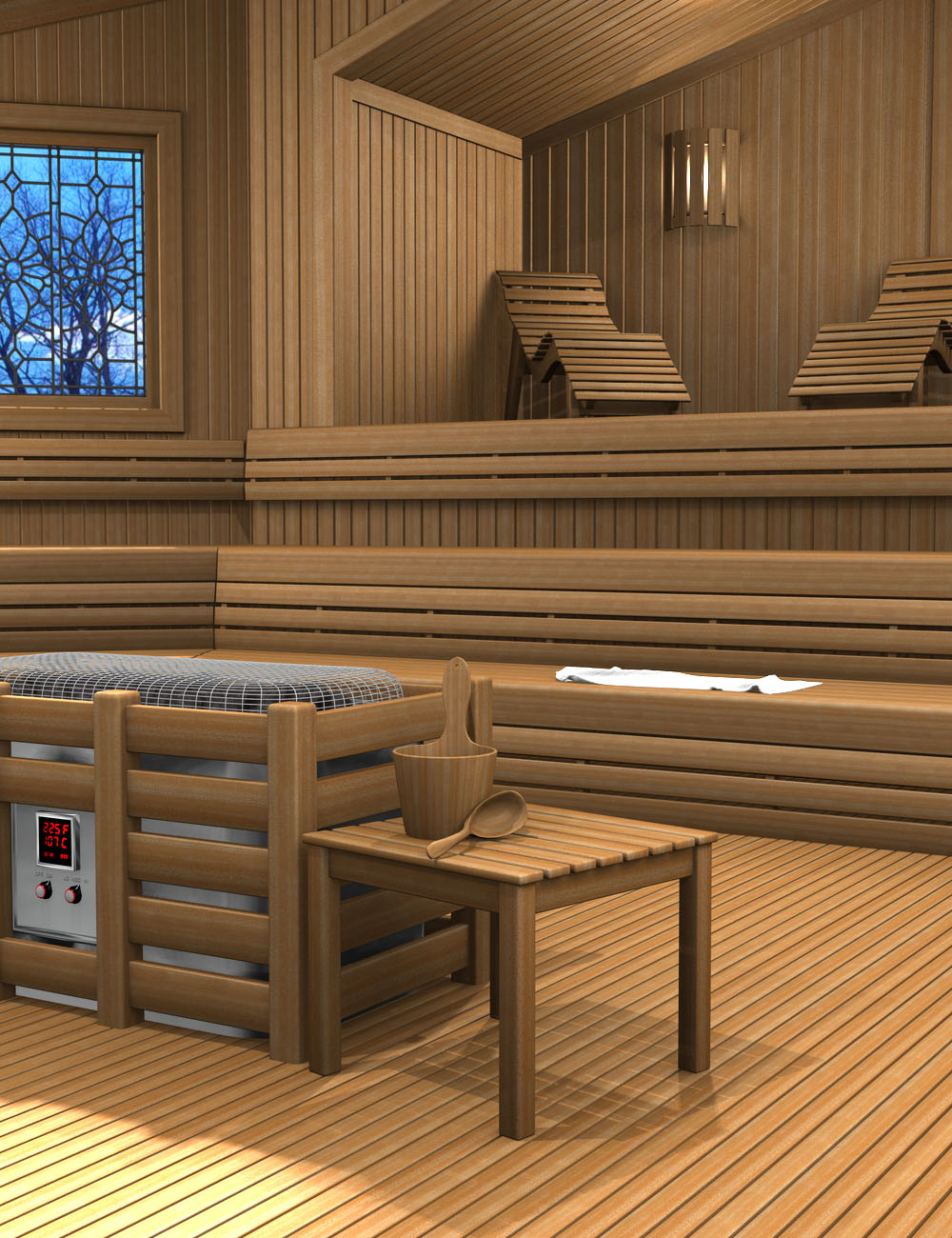 Spa Sauna | Daz 3D