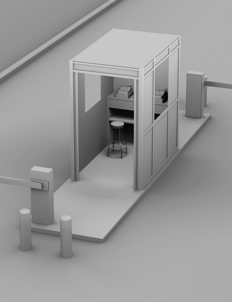 Toll Booth | Daz 3D