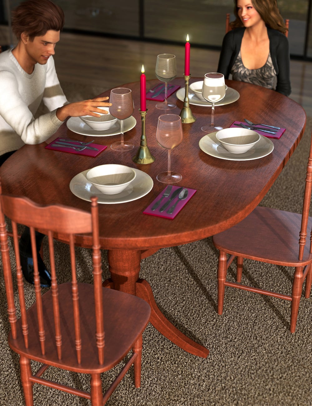 The Dining Collection | Daz 3D