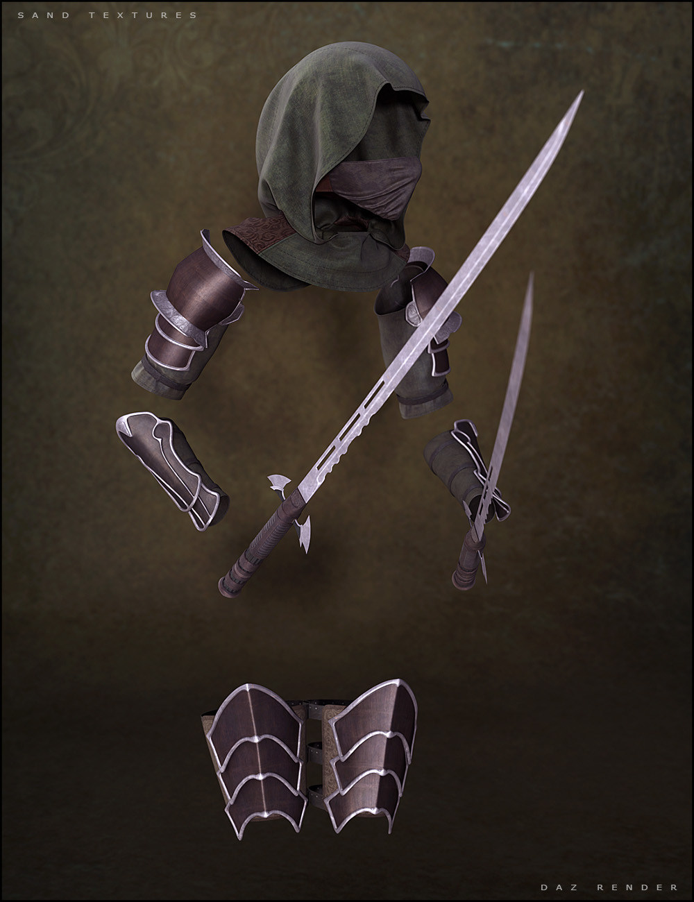 Fantasy Armor Accessories for Genesis 2 Female(s) | Daz 3D