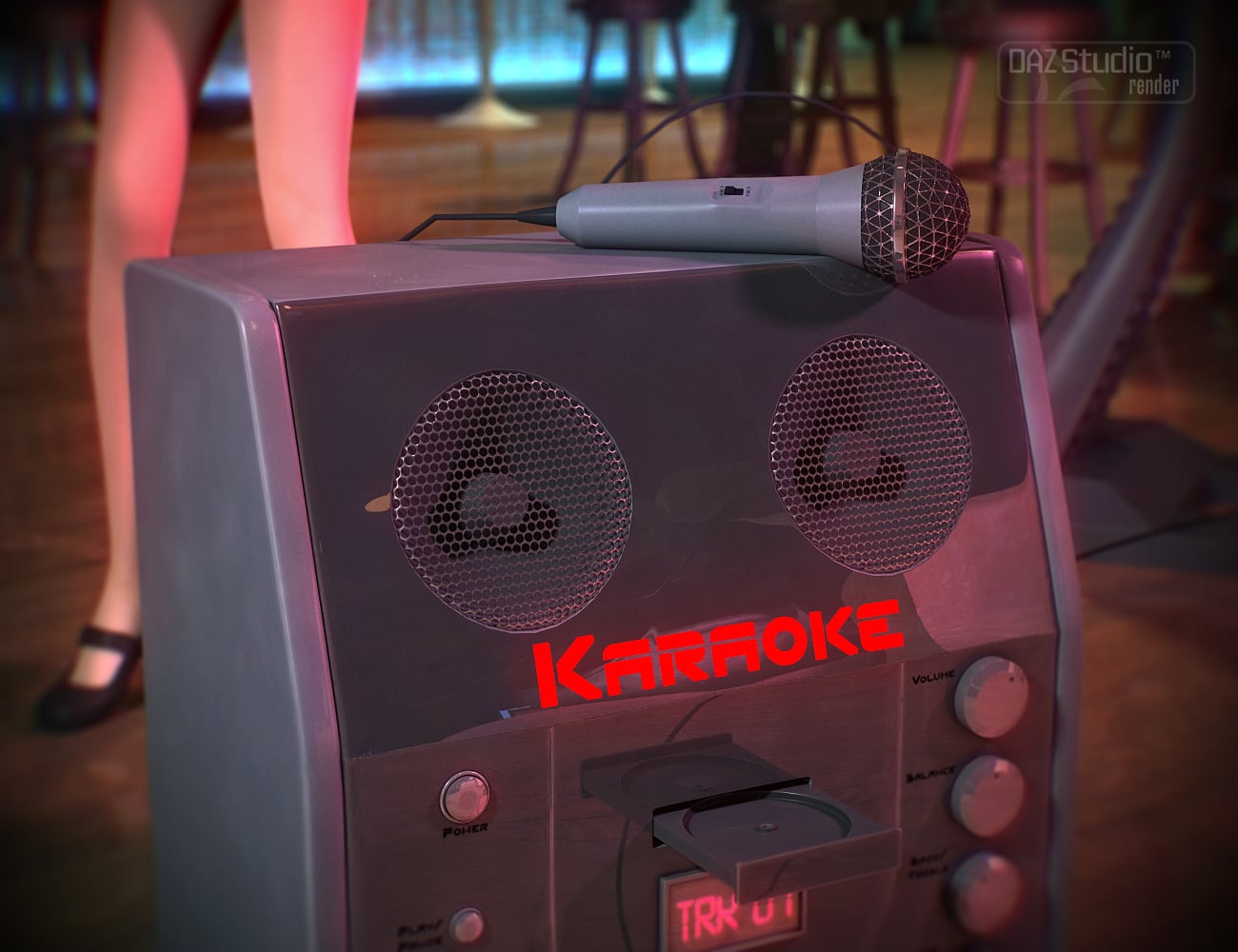 Karaoke Machine | Daz 3D