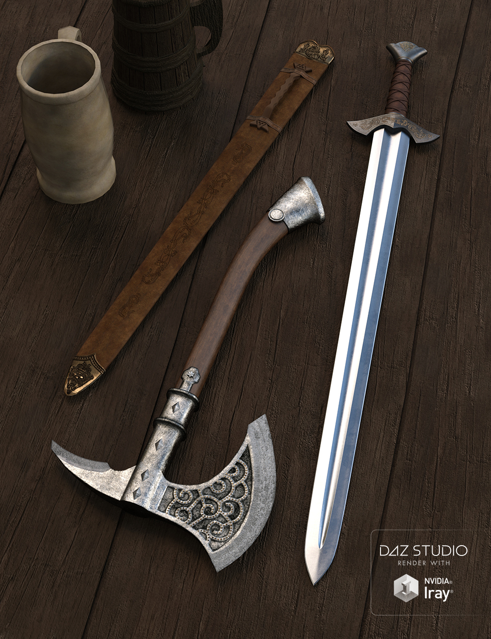 Fantasy Weapons Collection 3 | Daz 3D