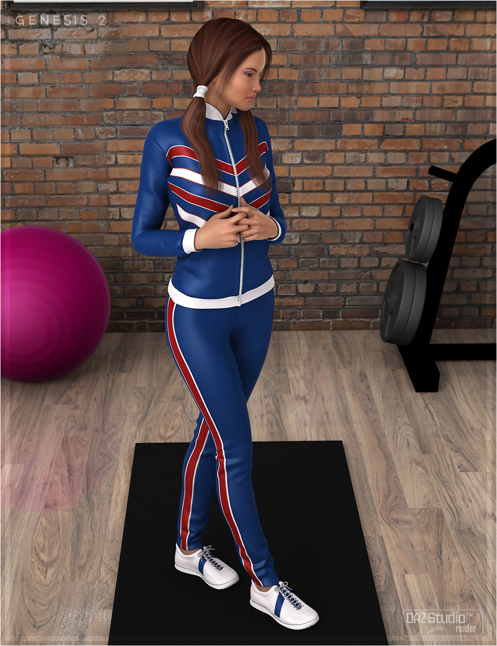 Textures for Pre Workout Outfit | Daz 3D