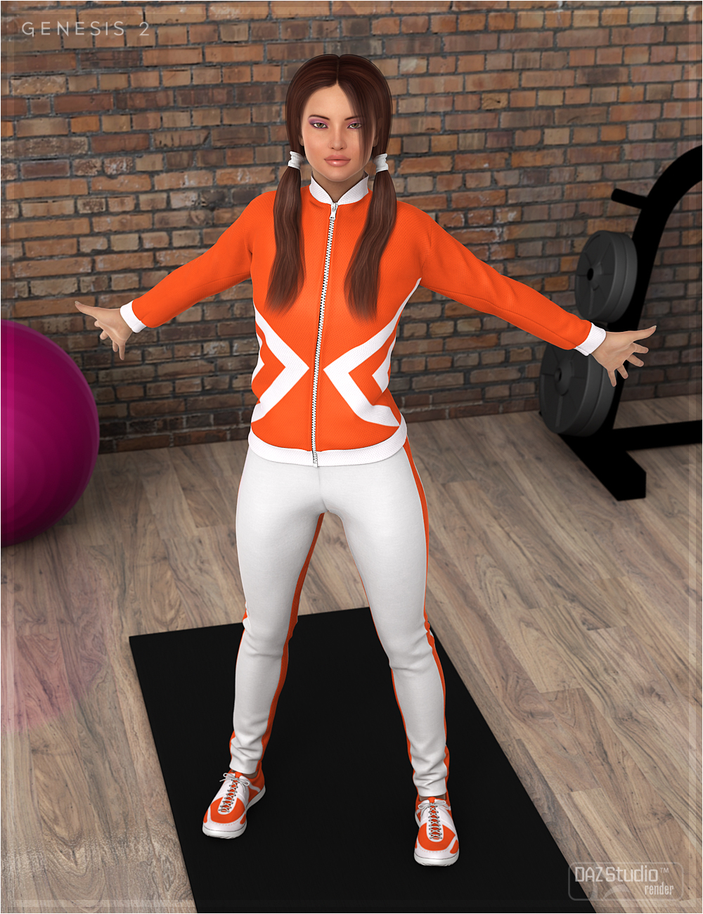 Textures for Pre Workout Outfit | Daz 3D