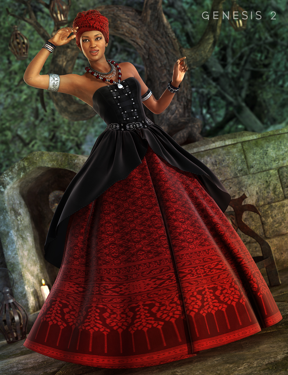 Voodoo Queen Textures | Daz 3D