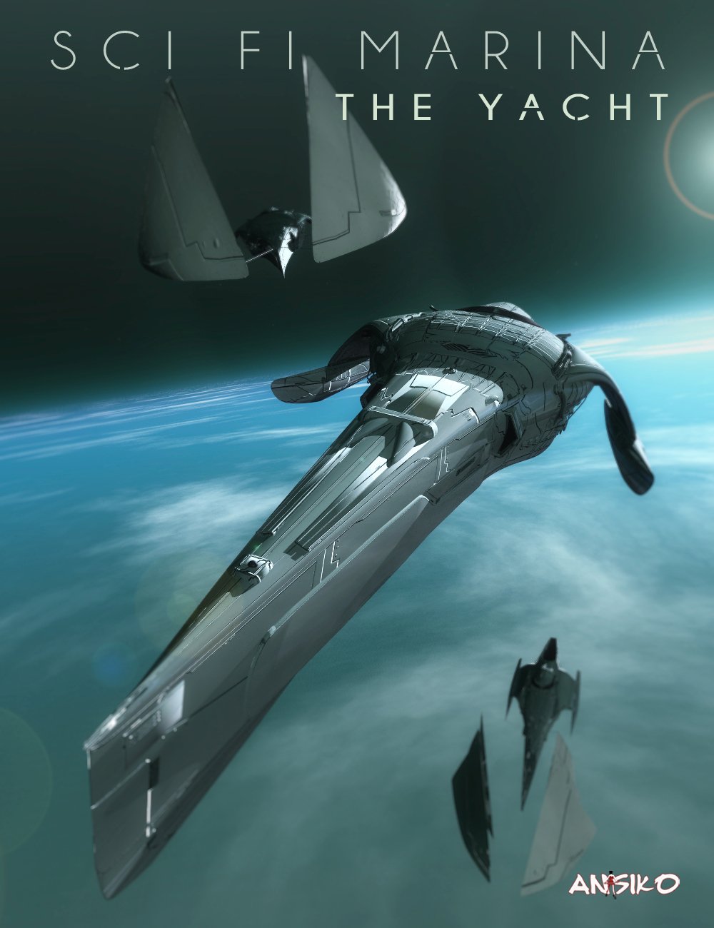 Bundle SCI FI MARINA | Daz 3D