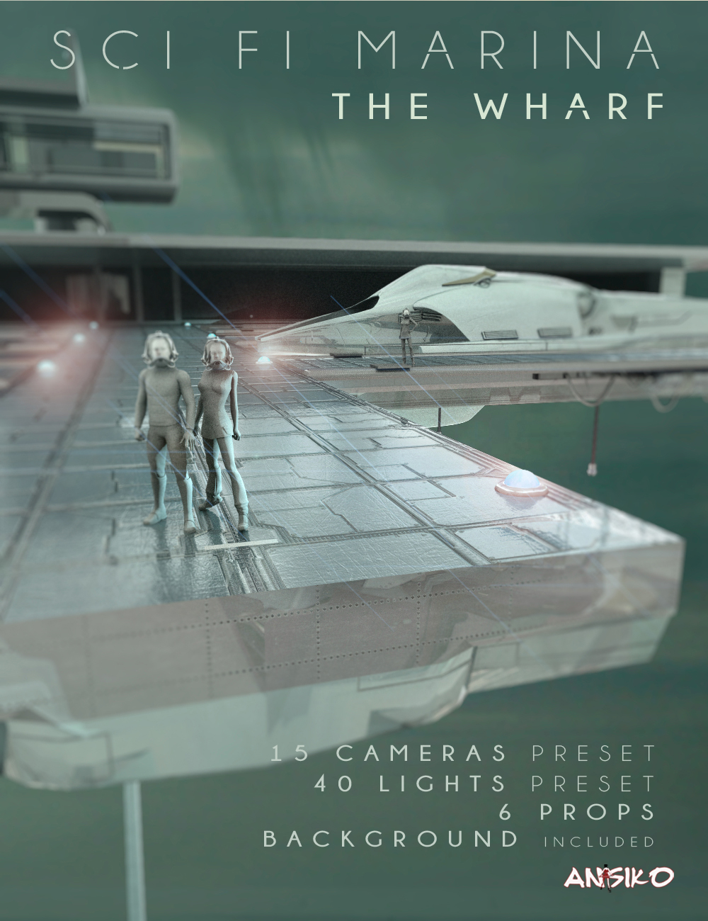 Bundle SCI FI MARINA | Daz 3D