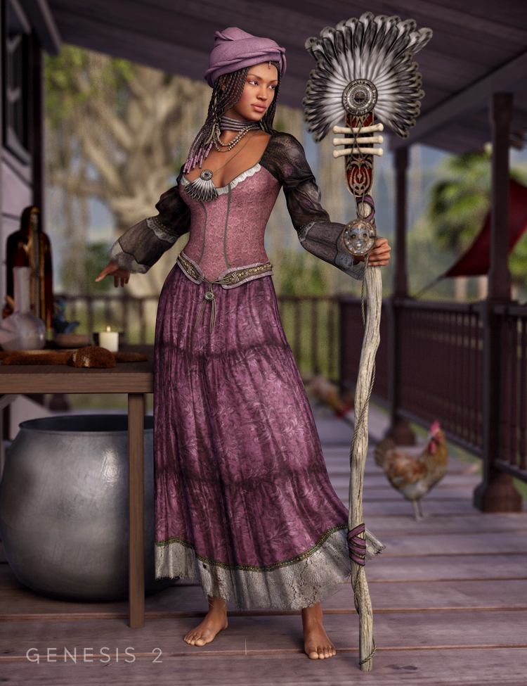 Swamp Witch Textures | Daz 3D