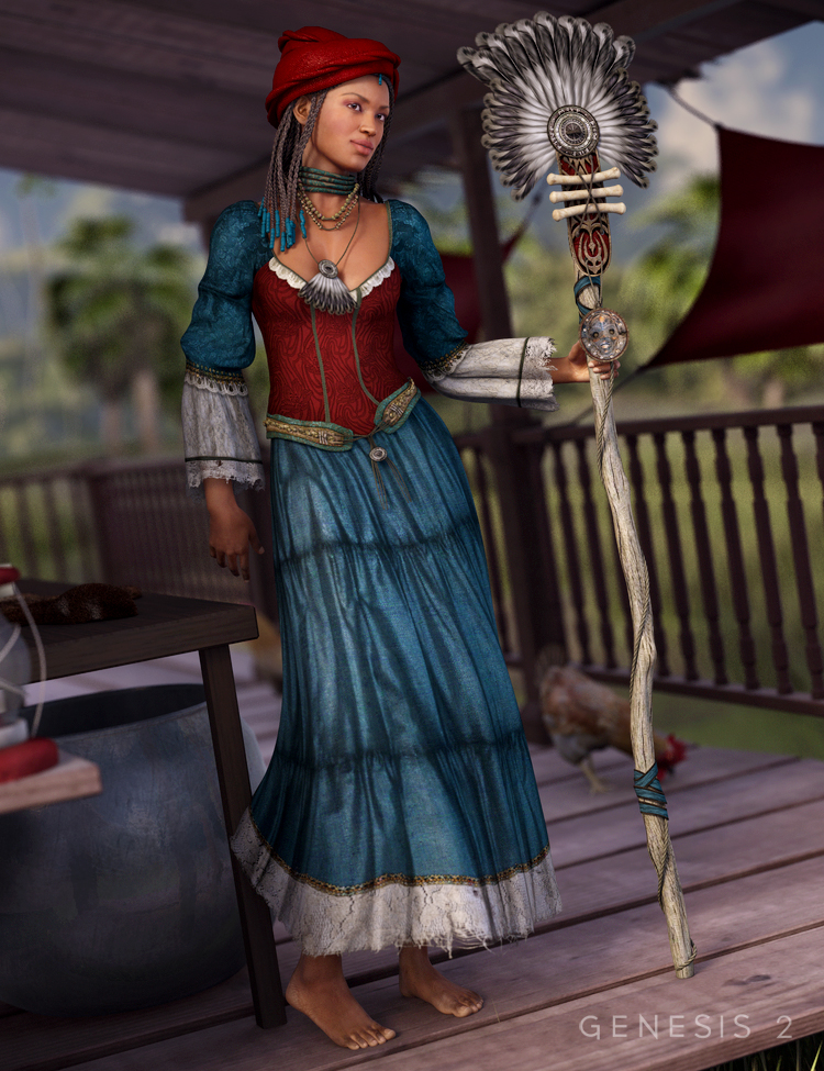 Swamp Witch Textures | Daz 3D