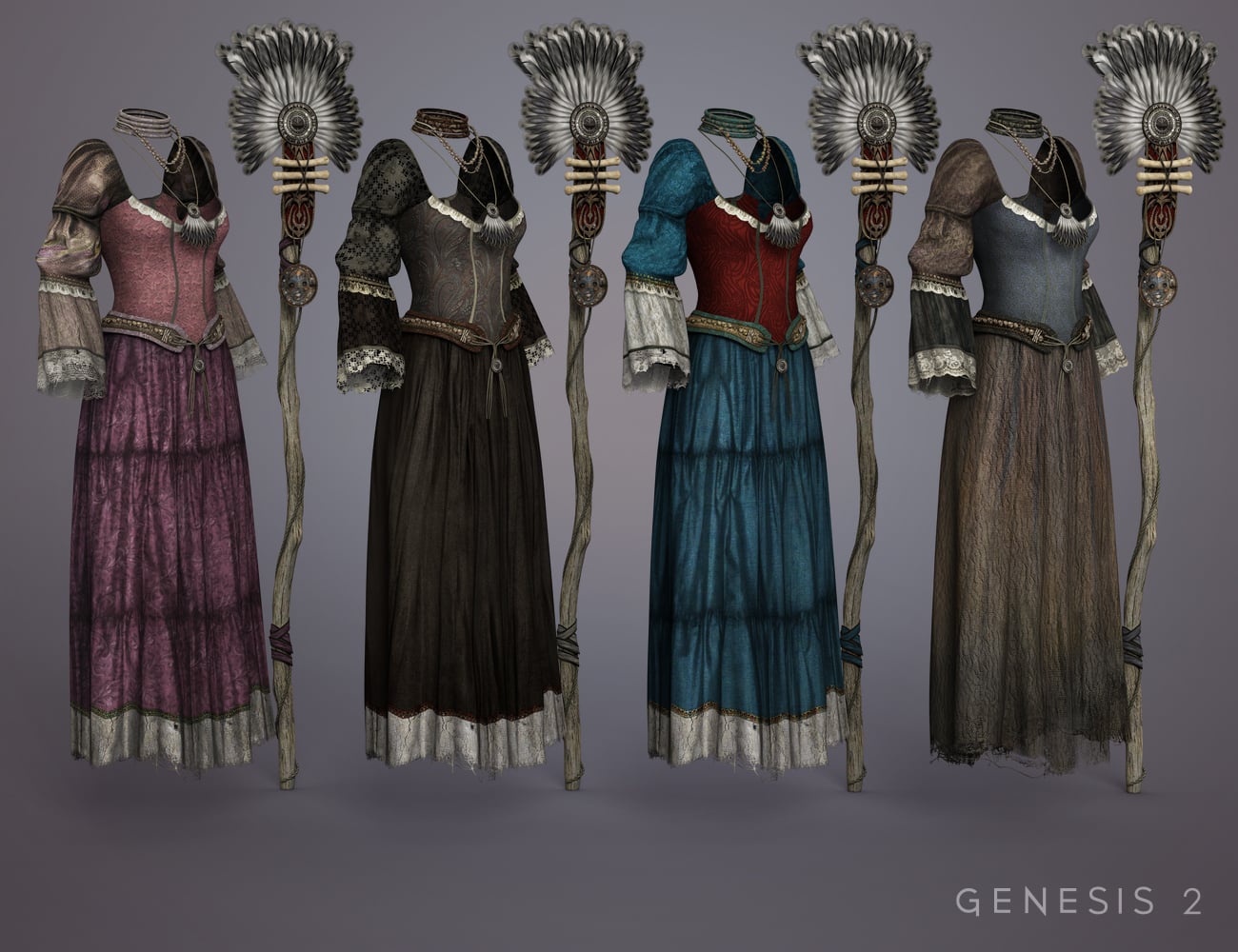 Swamp Witch Textures | Daz 3D