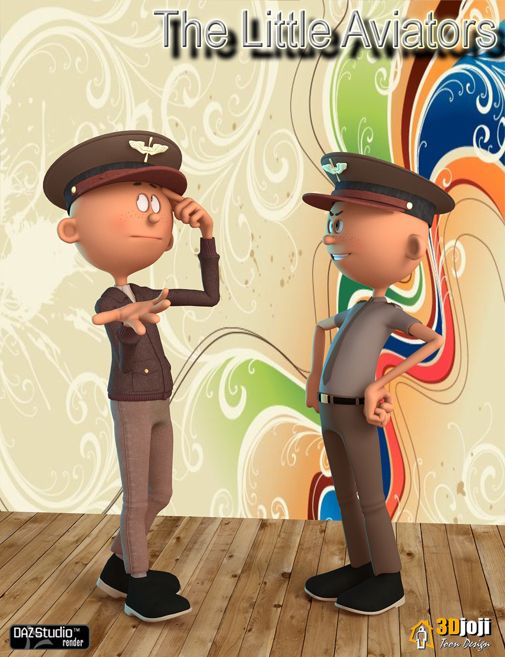 The Little Aviators | Daz 3D