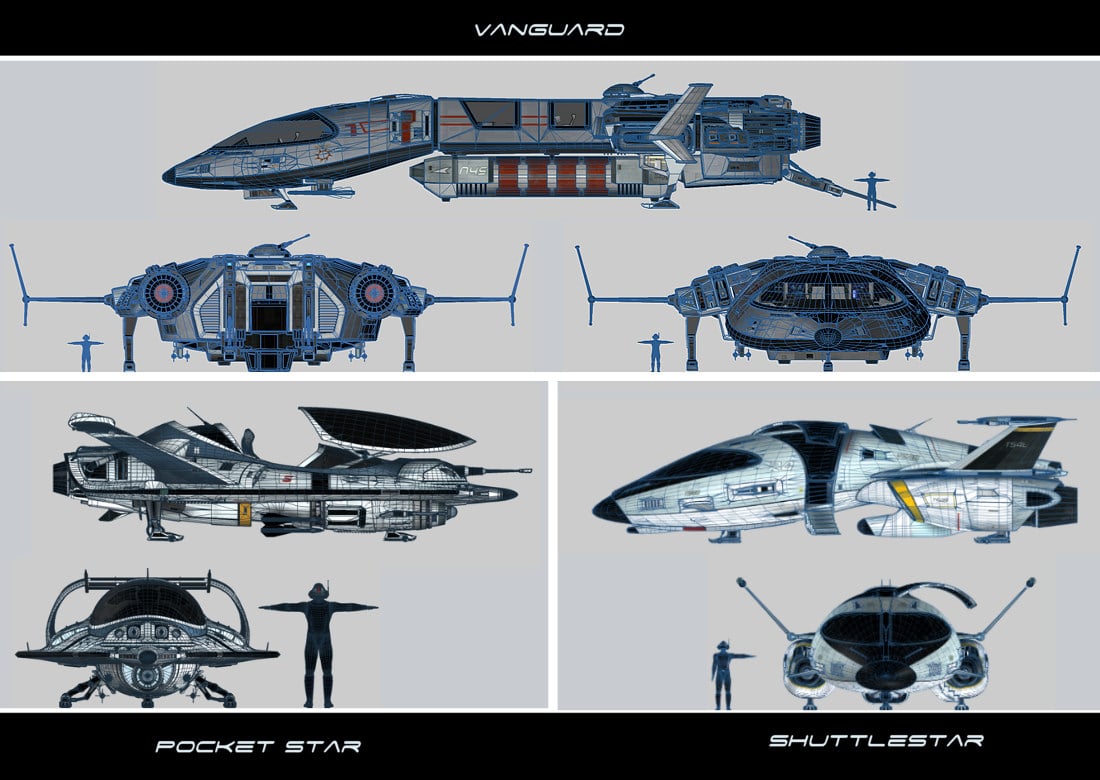 Flying Vehicles Bundle | Daz 3D