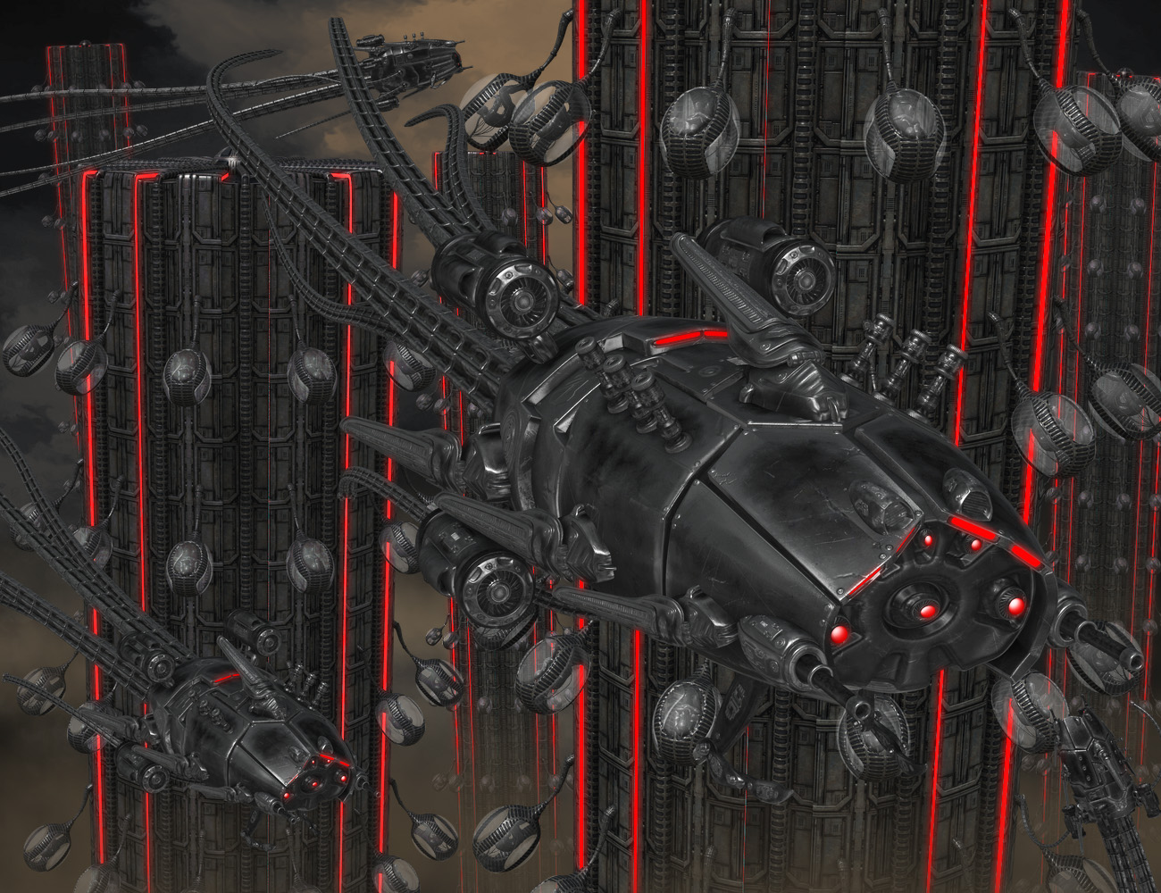 Modular Mech Squid Expansion Pack | Daz 3D