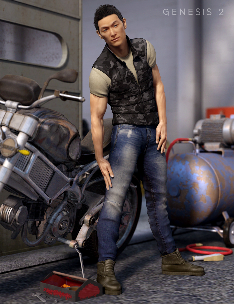 Urban Metro Outfit Textures | Daz 3D