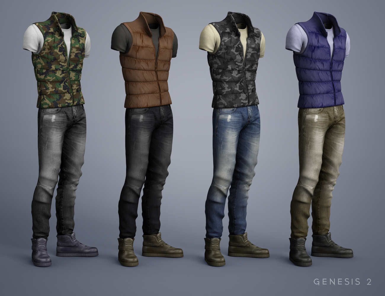 Urban Metro Outfit Textures | Daz 3D