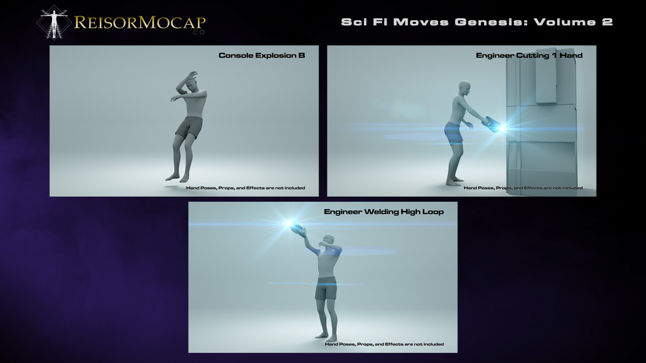Sci Fi Moves Genesis: Volume 2 | Daz 3D