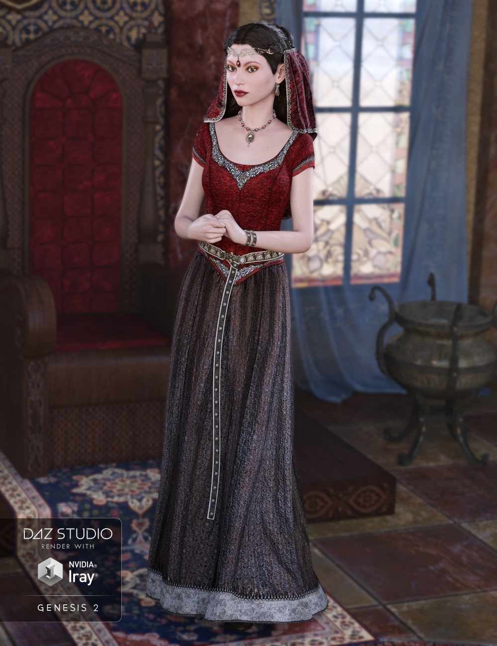 The Red Queen | Daz 3D