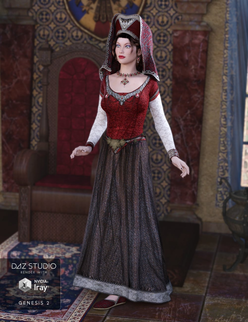 The Red Queen | Daz 3D