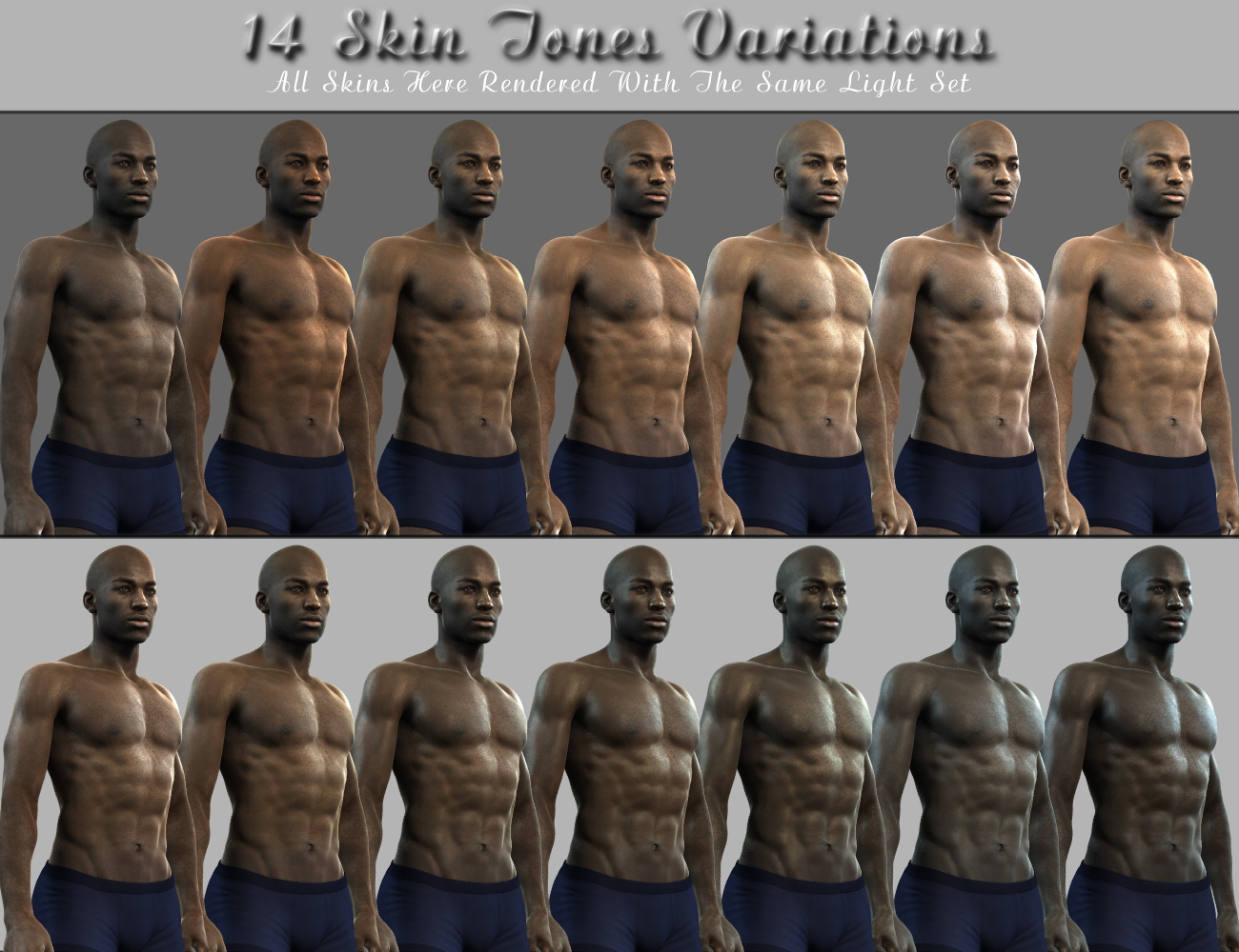 Skin Masters for Monique 6 and Darius 6 Bundle | Daz 3D