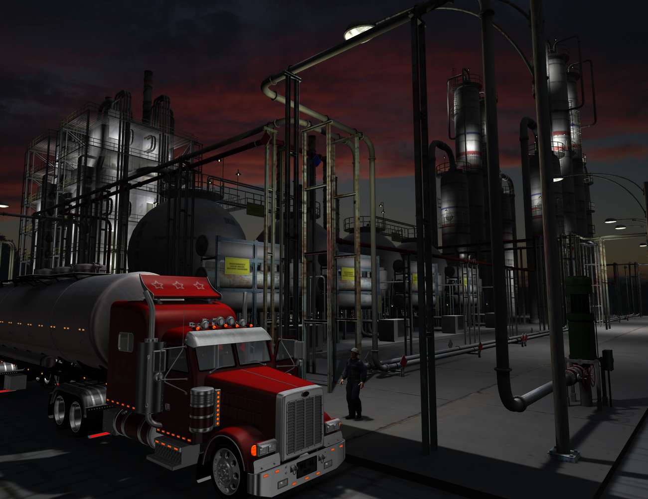 Steel Town Refinery Bundle | Daz 3D