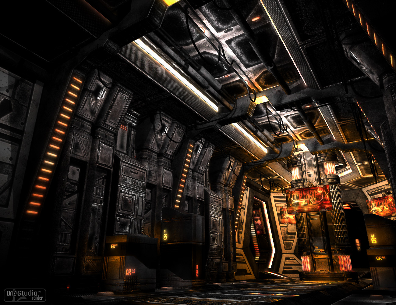 SS Marcoor Corridor 2 Addon | Daz 3D