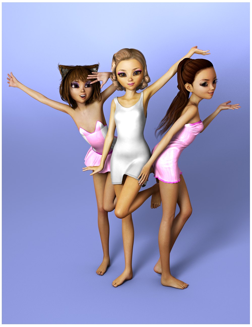 Companions Poses For Keiko 6 And Genesis 2 Female S Daz 3d