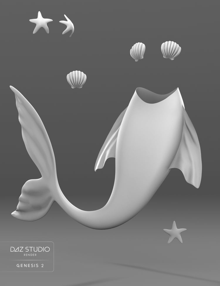 Lil' Mermaid for Callie 6 | Daz 3D