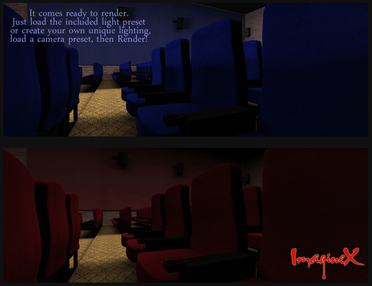 Movie Night Cinema | Daz 3D