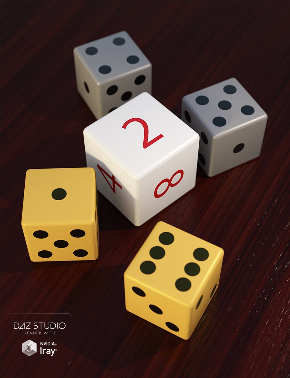 Ready to Play - Backgammon Set | Daz 3D