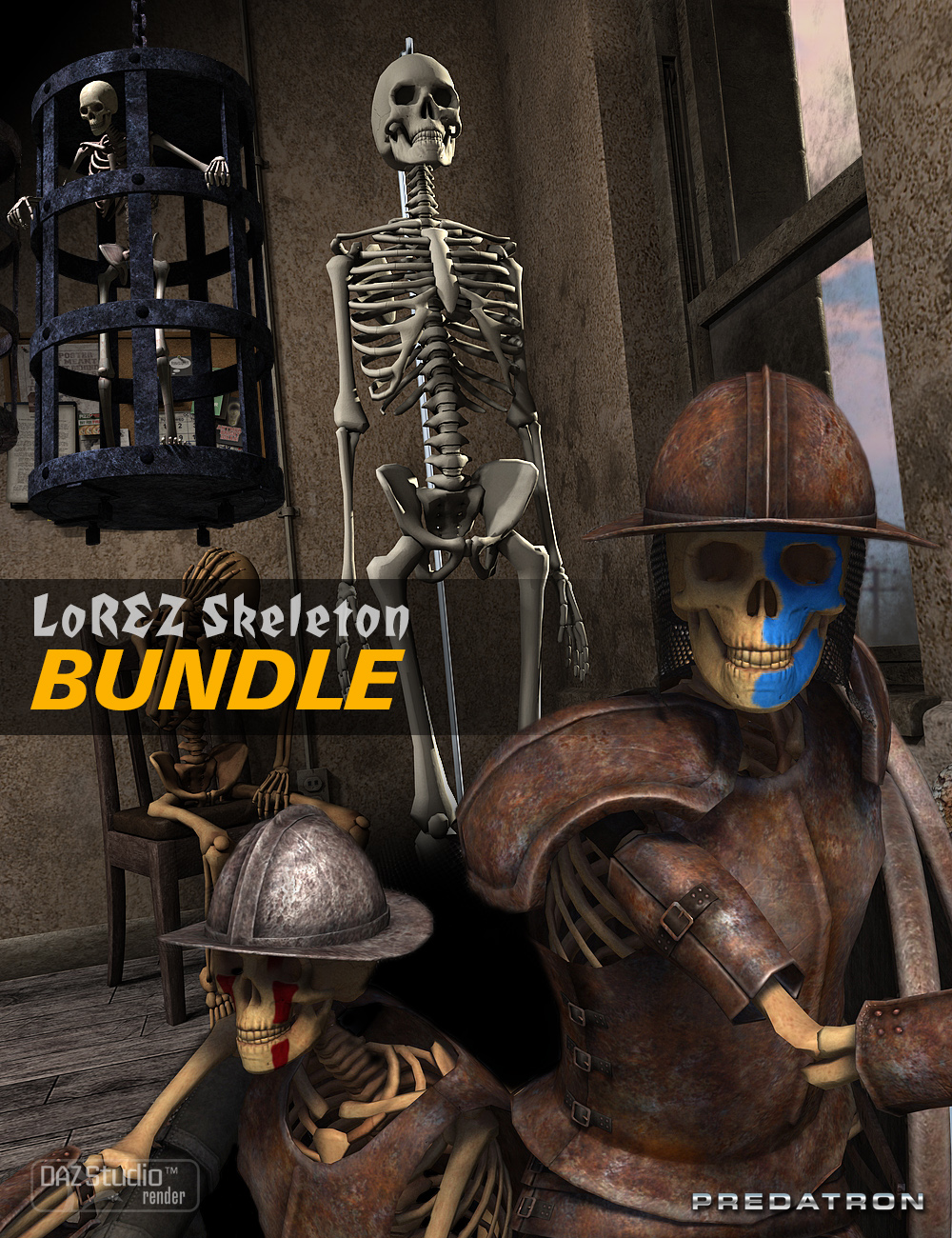 LoREZ Skeleton Bundle | Daz 3D