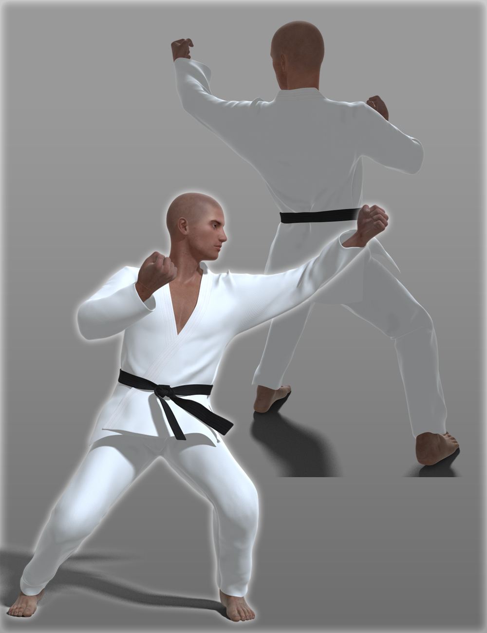 Fight Uniforms for Genesis 2 Male(s) | Daz 3D
