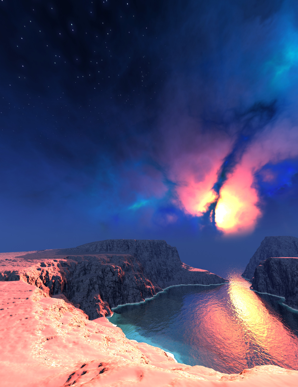 Bryce 7.1 Pro - Landscapes under Fantastic Skies | Daz 3D